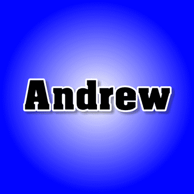 Andrew Name Logo