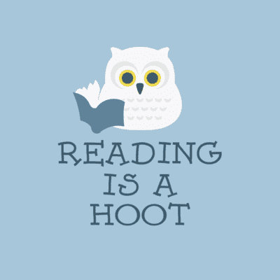 Cute Owl Reading A Book