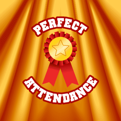 Perfect Attendance Ribbon